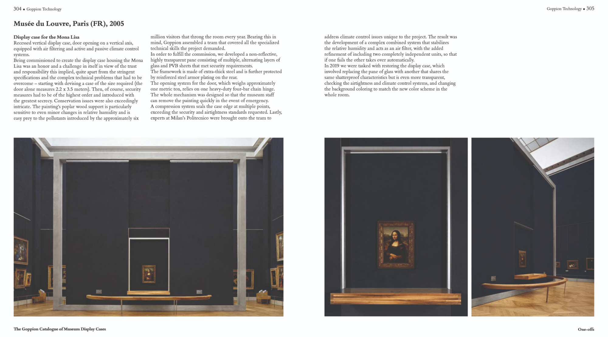 Museum Display Case and Exhibit Furnishings Catalogues - Goppion