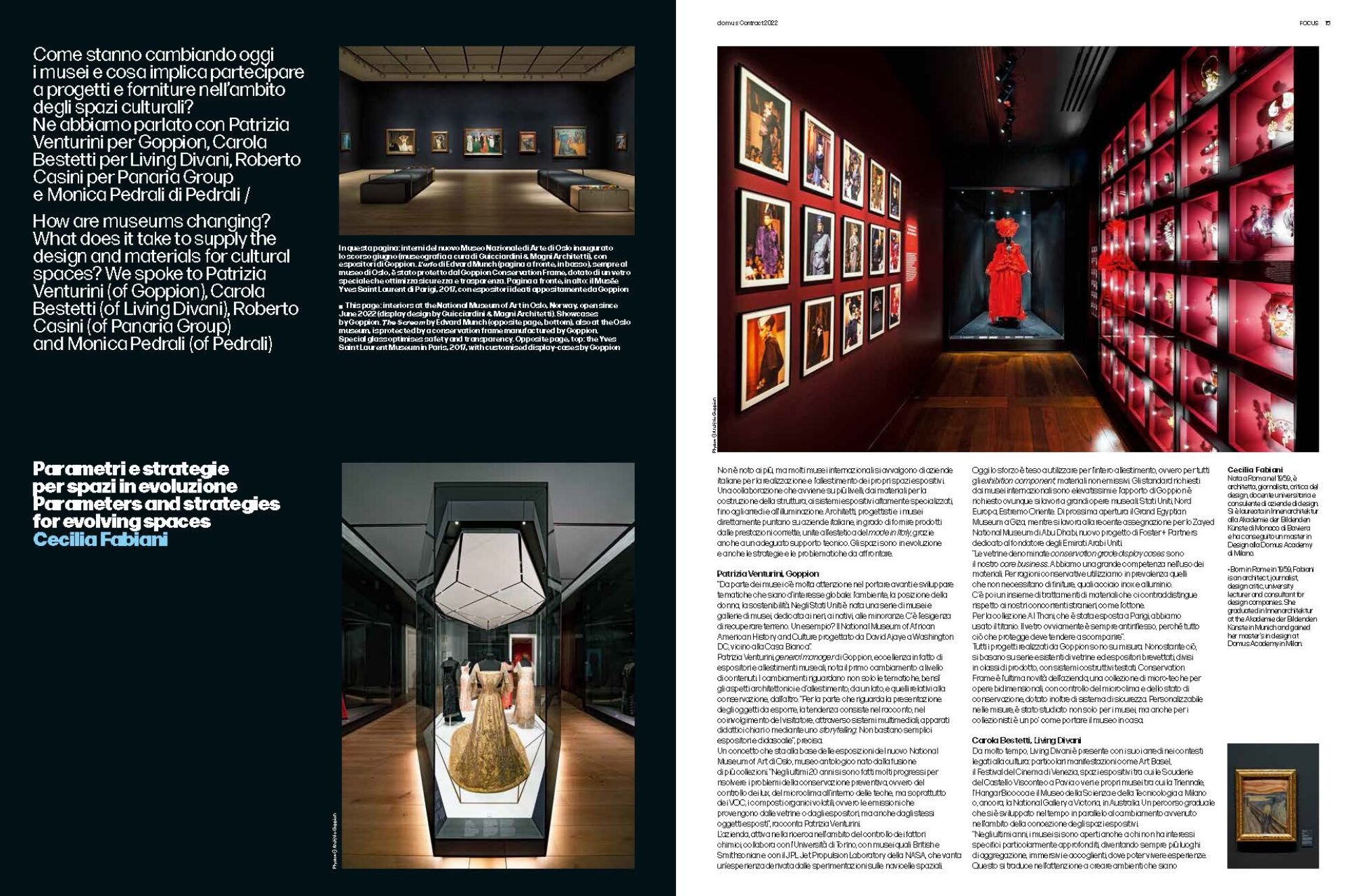 Domus - New Spaces for Culture - The Goppion Journal - Goppion